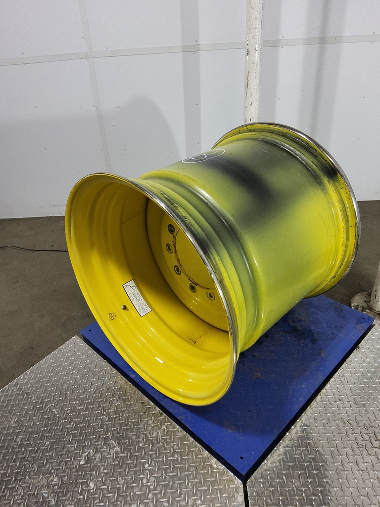 USED 30"W x 32"D, John Deere Yellow 10-Hole Formed Plate , 1.5" Offset for Sale | NTS Tire Supply